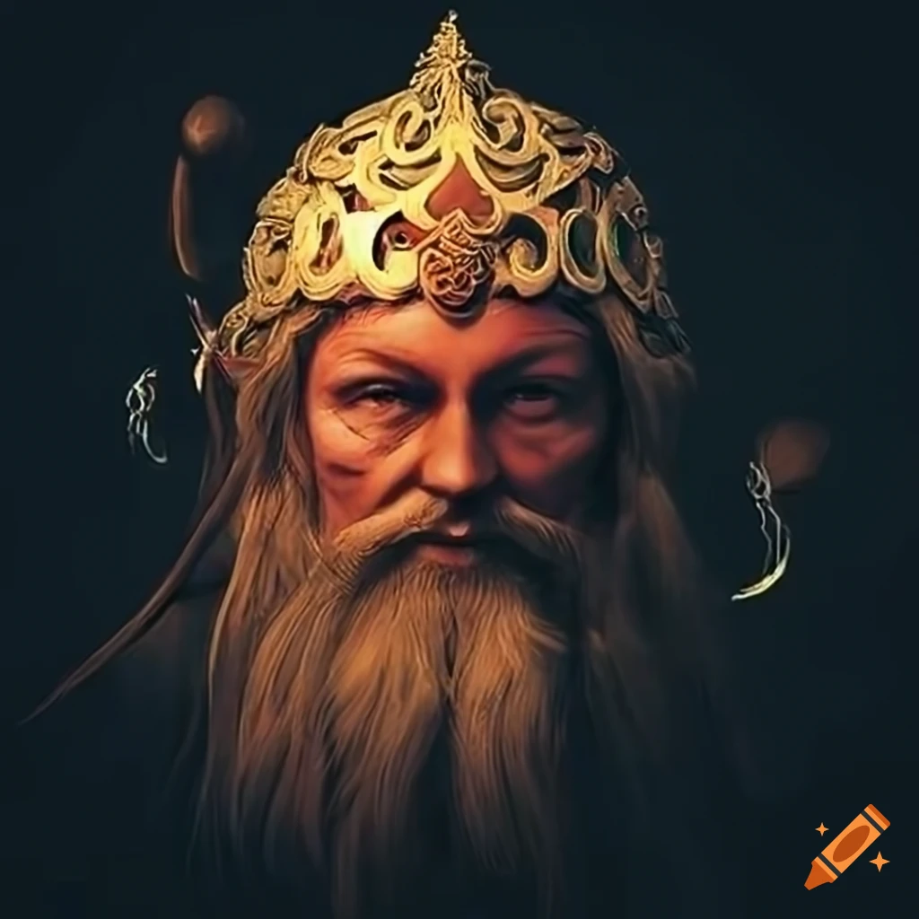 Traditional slavic cultural elements on Craiyon