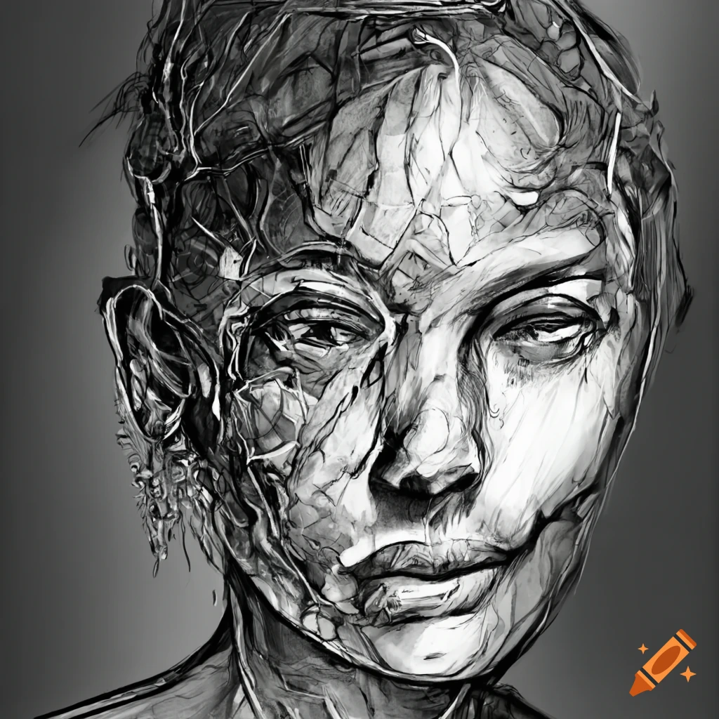 Abstract representation of the word 'into' on Craiyon