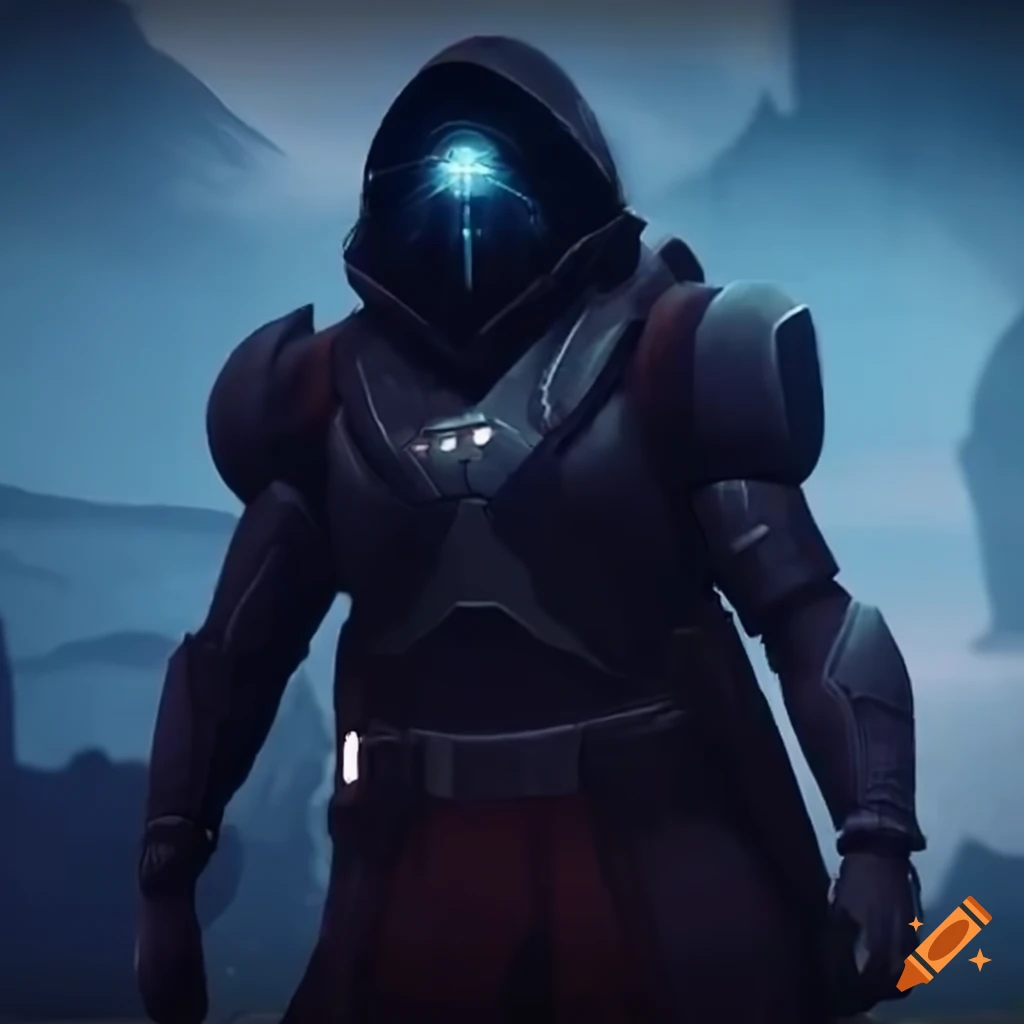 Destiny guardians standing together on Craiyon