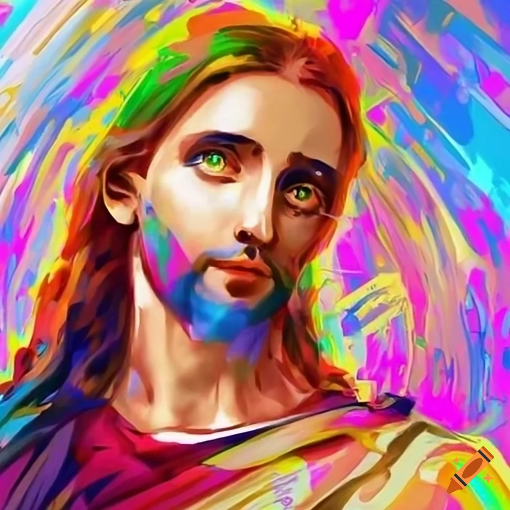 Saint sculpture or painting on Craiyon