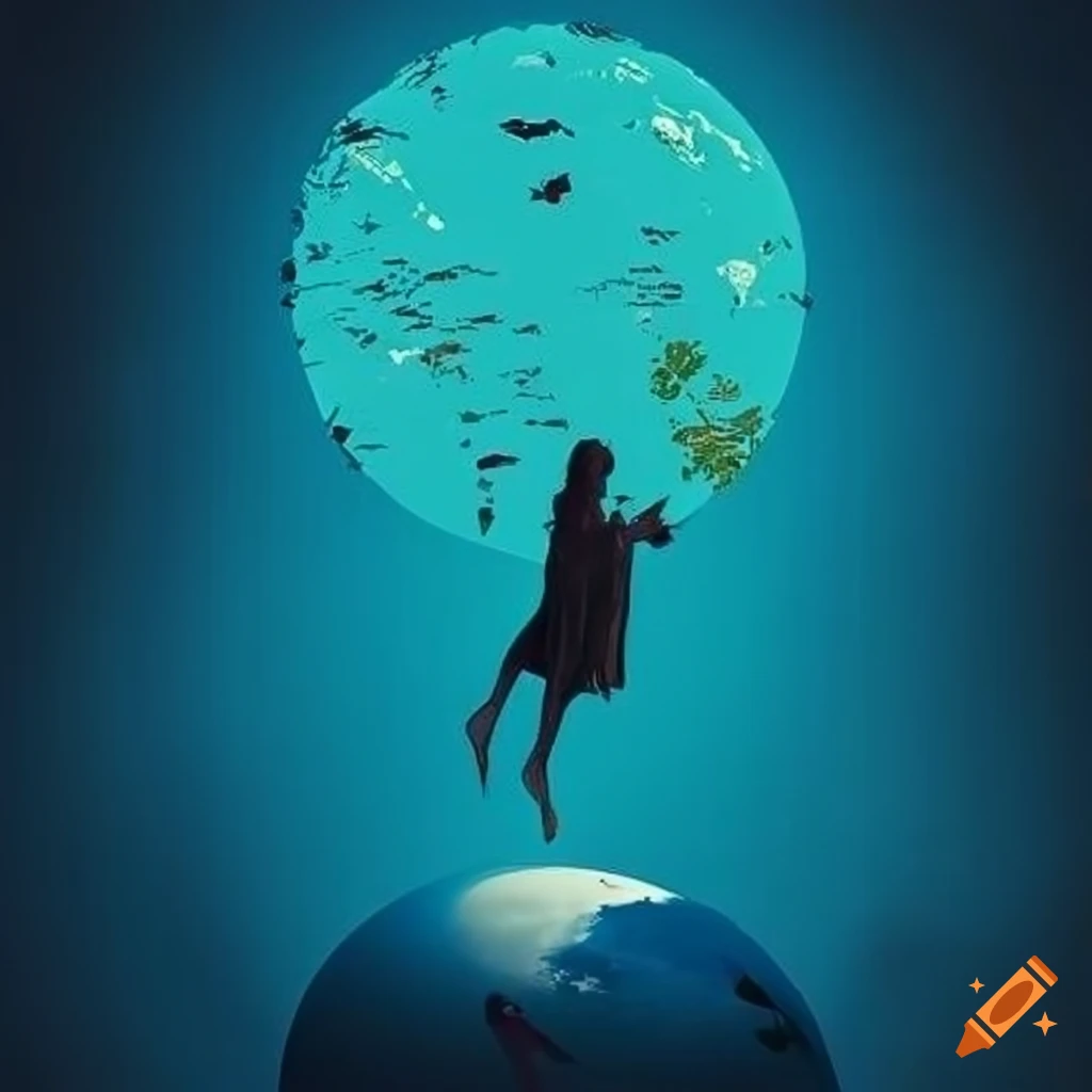 Climate migration poster on Craiyon