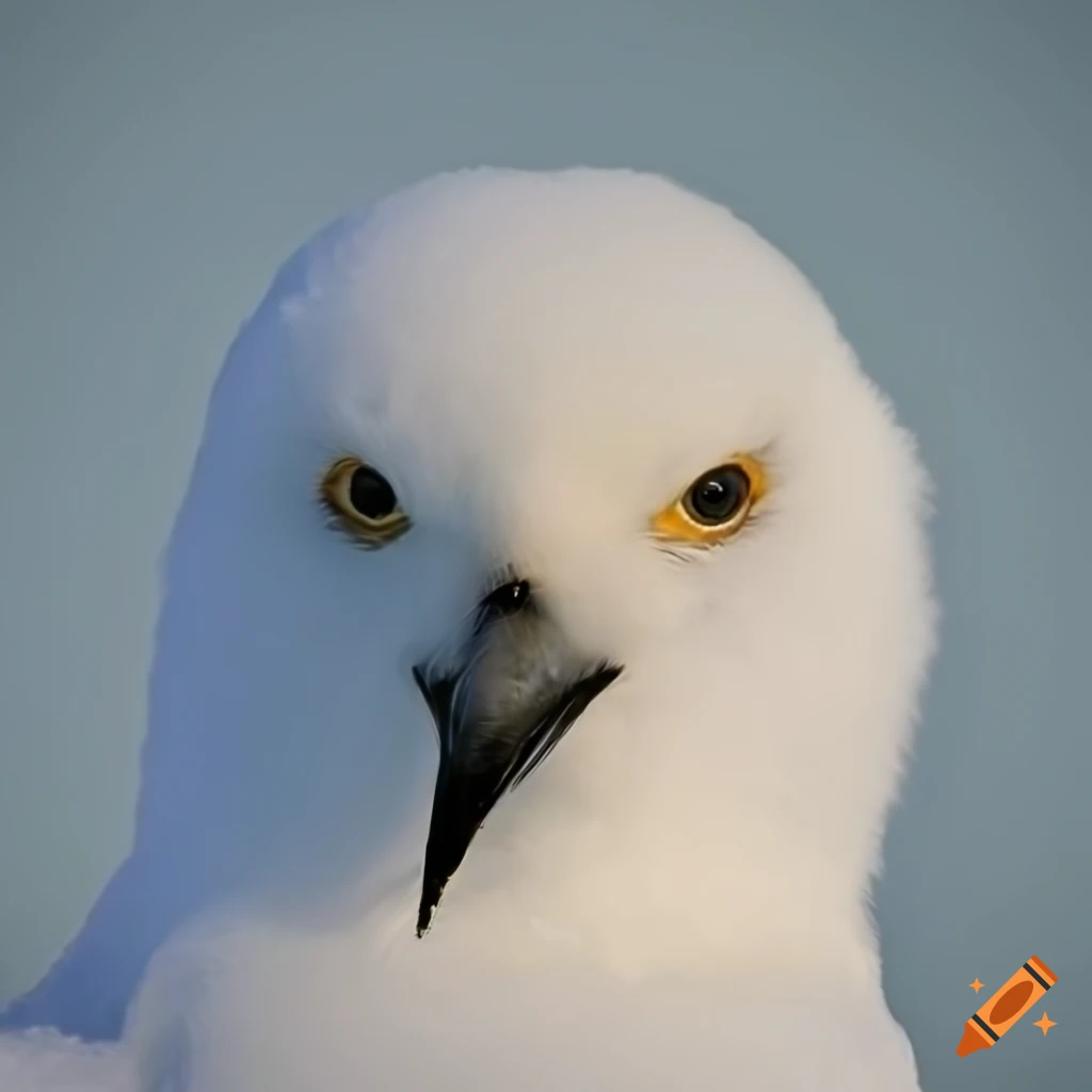 Snow-crowned landscape on Craiyon