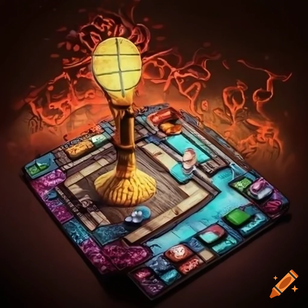 Neurons playing board games on Craiyon