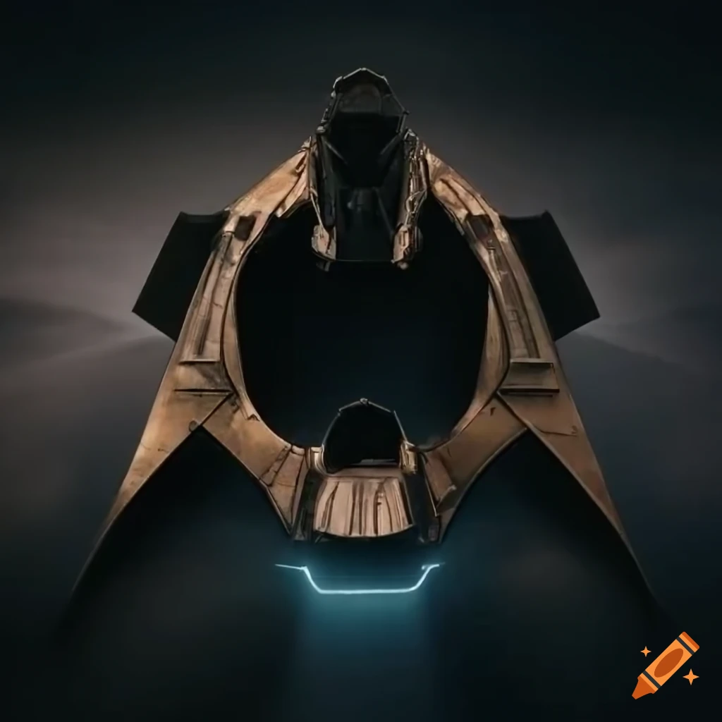 Naboo delta 7b jedi interceptor in ancient jedi temple hangar on Craiyon