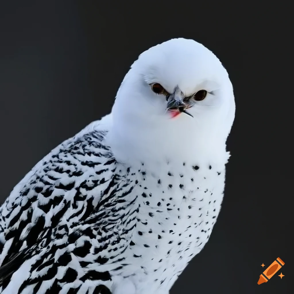 Snow-crowned landscape on Craiyon