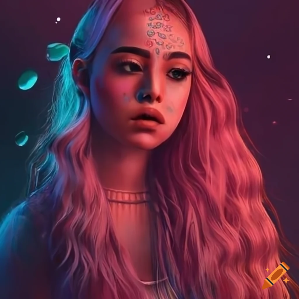 Abstract unfolding pattern on Craiyon