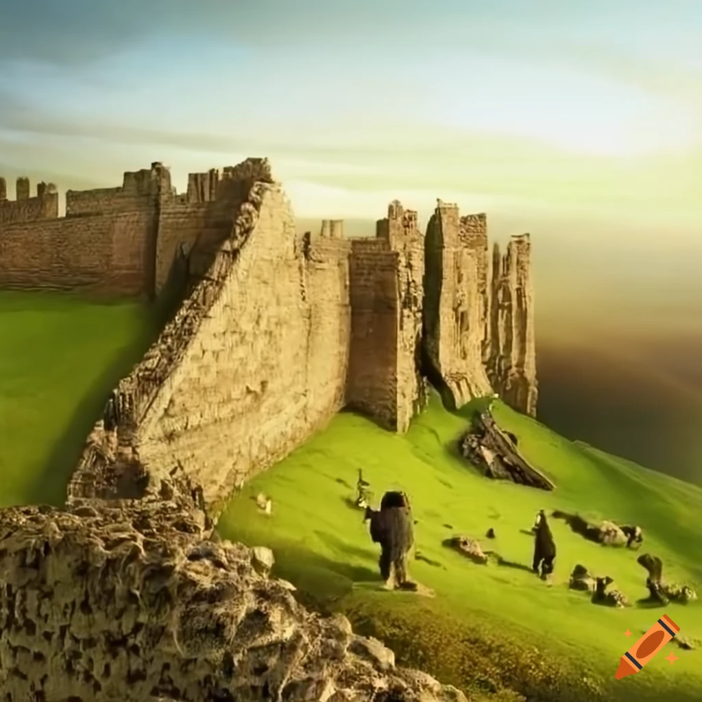 Hadrian's wall on Craiyon