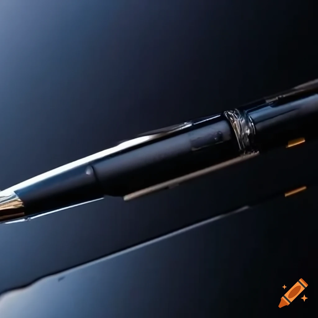 Close up of a pen writing on a tablet on Craiyon