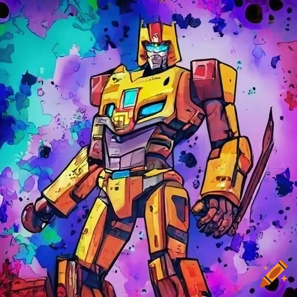 Comic book style transformers on Craiyon