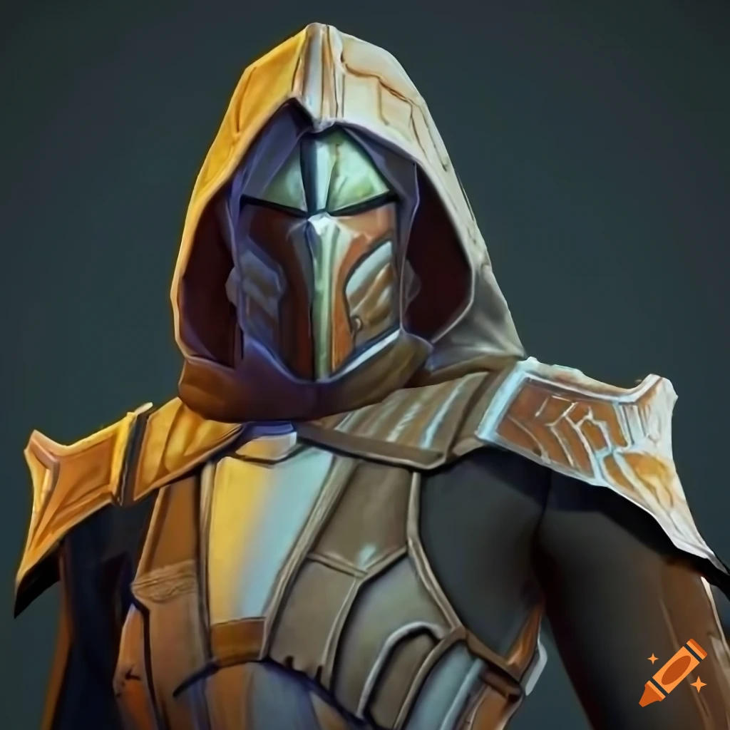 Legendary jedi knight in ancient ruins exuding power and confidence on ...