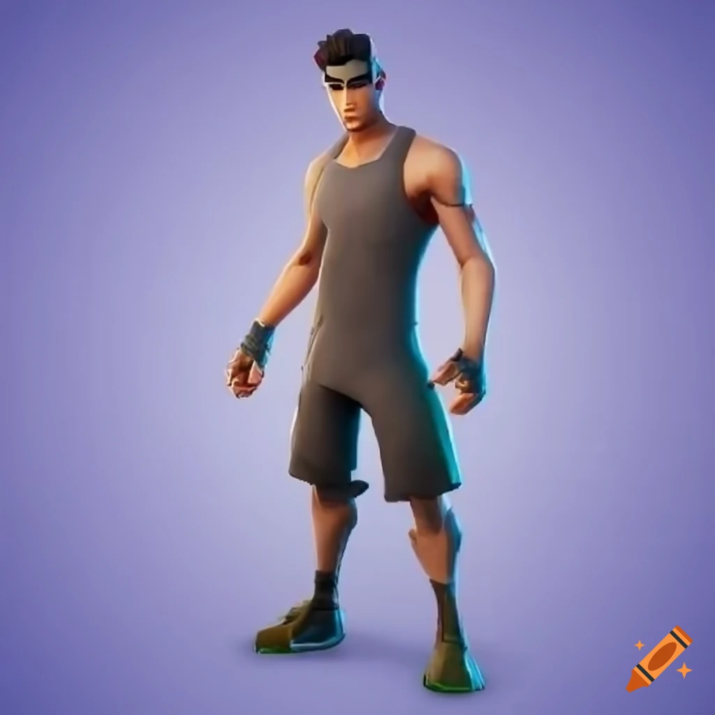 Cool male runner in fortnite style on Craiyon
