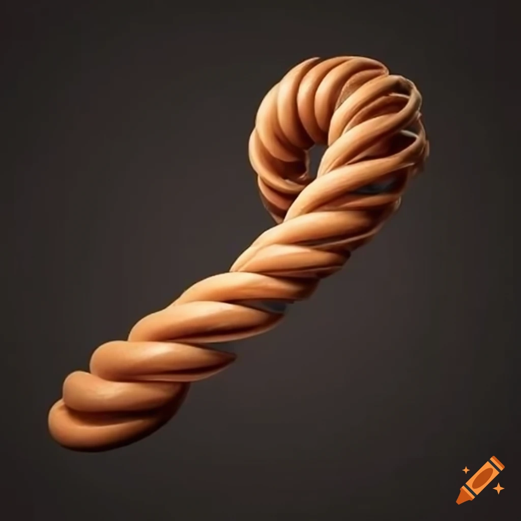 Abstract art featuring twisted shapes on Craiyon