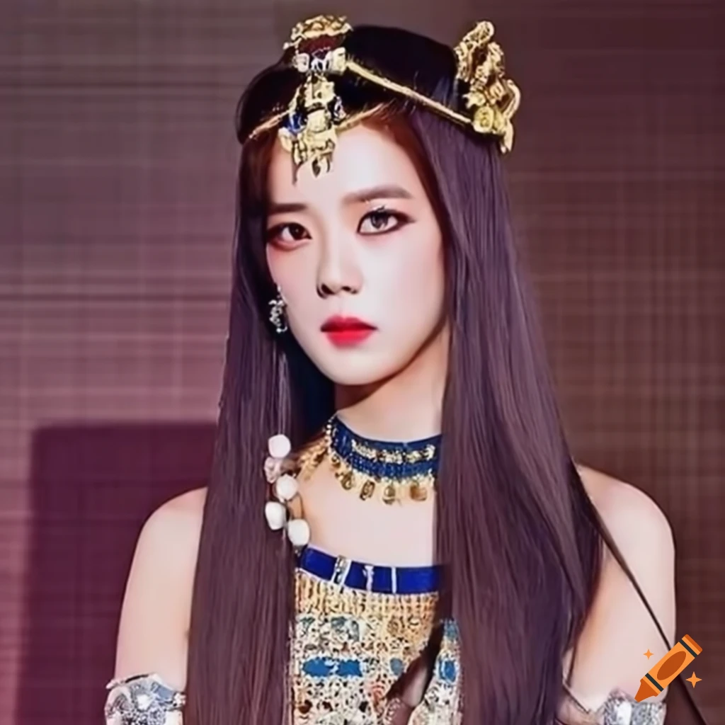 Blackpink jisoo as an egyptian princess on Craiyon