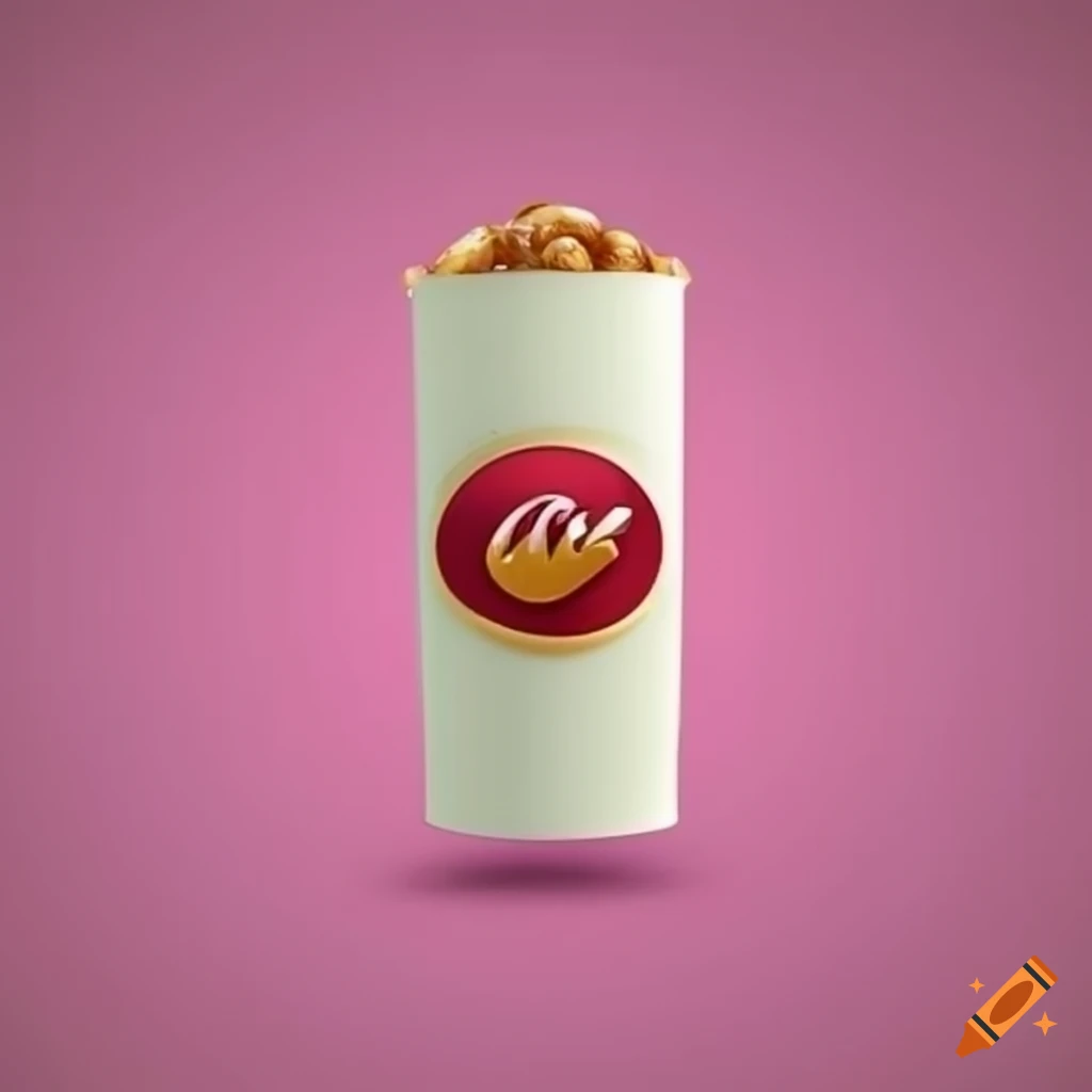 Elegant 2d wall food logo on Craiyon