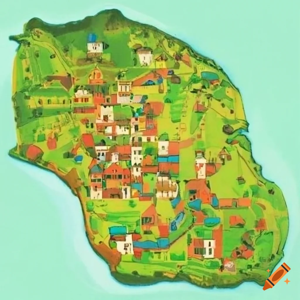 Camogli street map made in the style of the board game scotland yard on ...