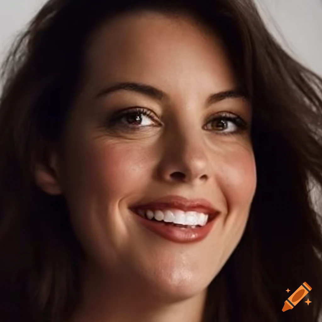 Close-up high definition studio portrait with intricate skin and hair ...
