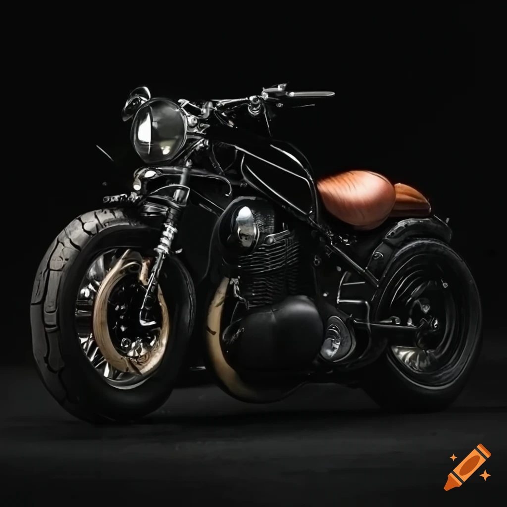 Customized fat bobber style honda rebel 300 with wide balloon tires and ...