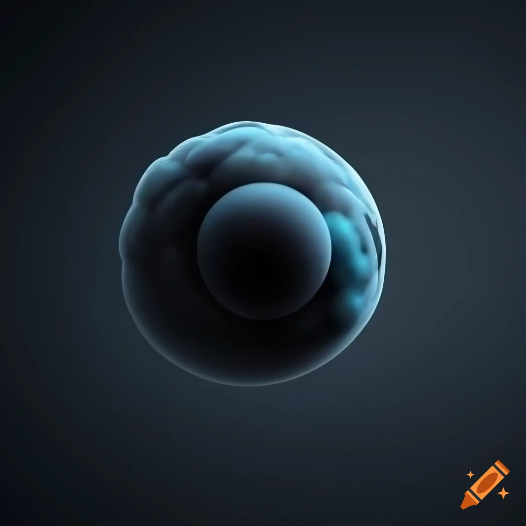 Black atom on Craiyon