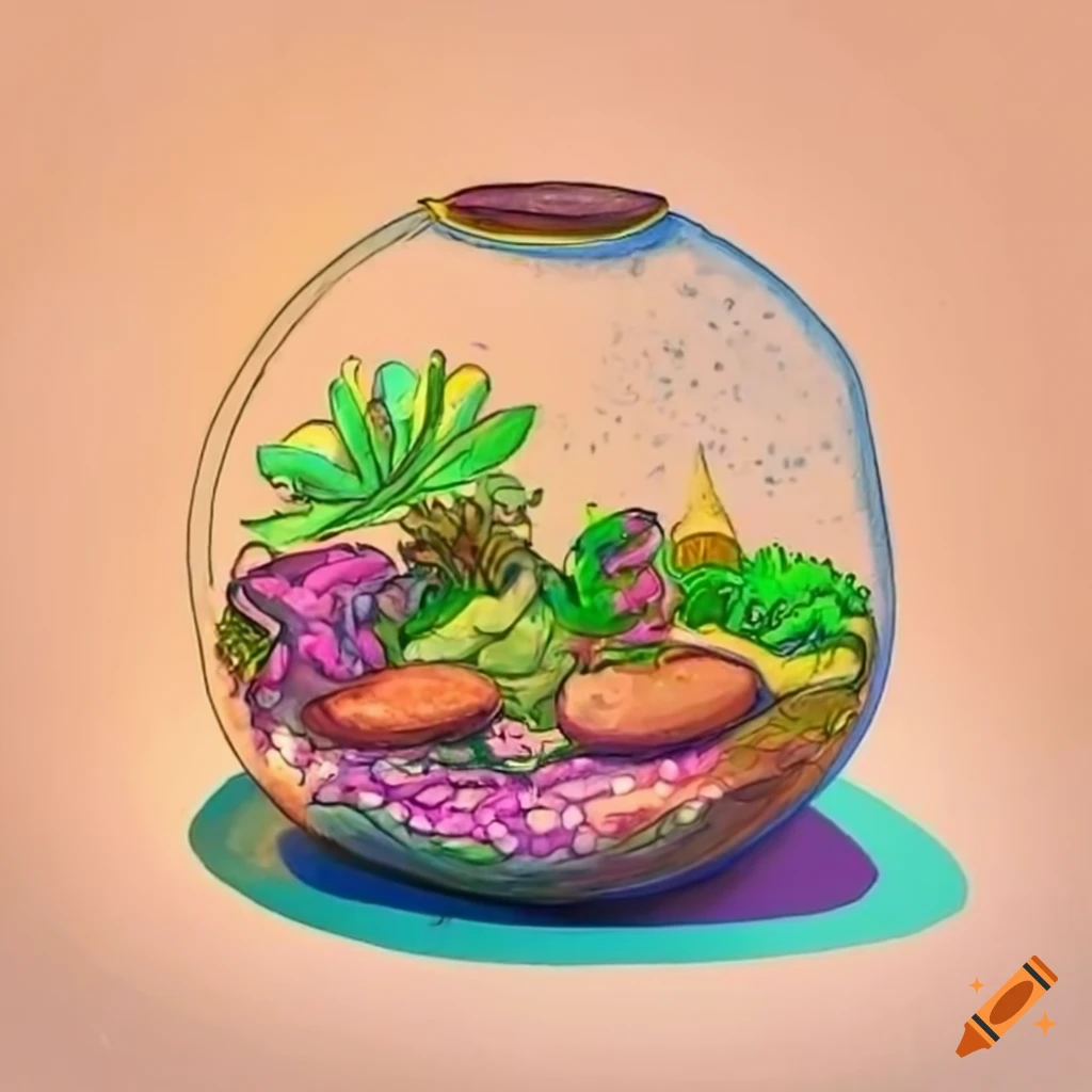 Terrarium With Eyes Nose Mouth Arms And Legs On Craiyon