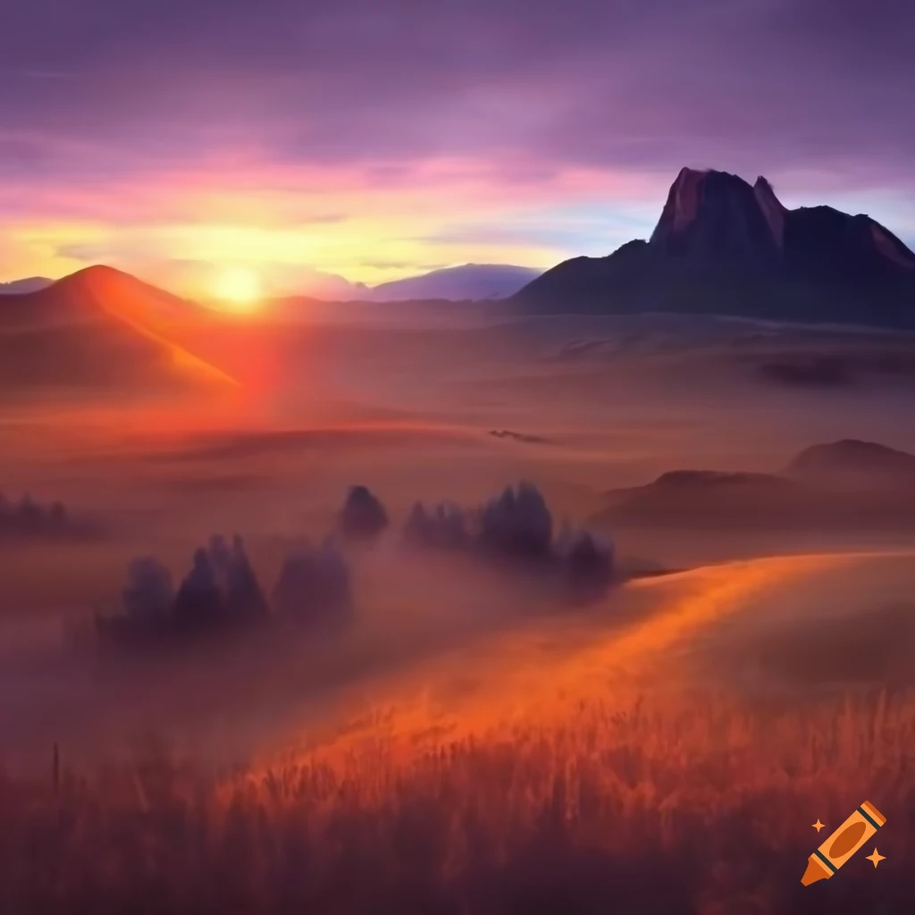 Landscape on Craiyon