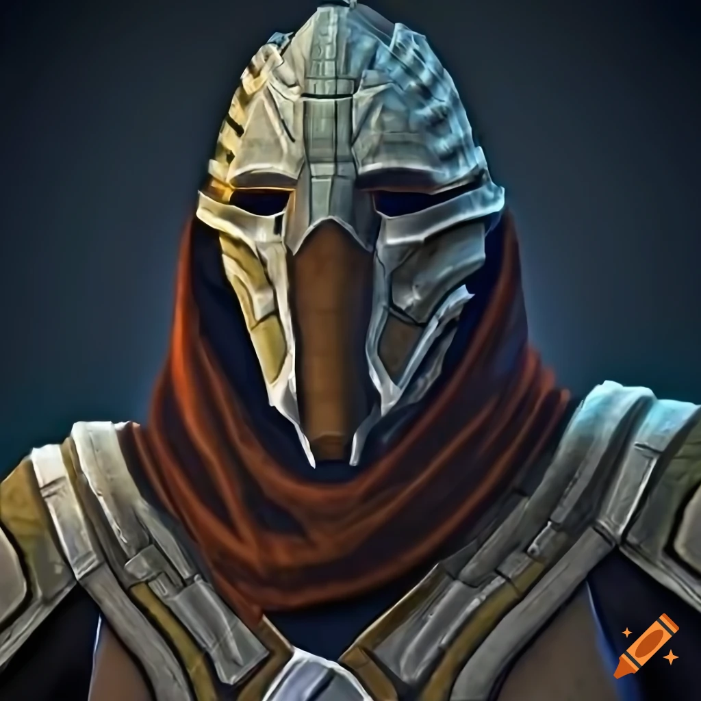 Legendary Jedi Knight in ancient ruins exuding power and strength on ...