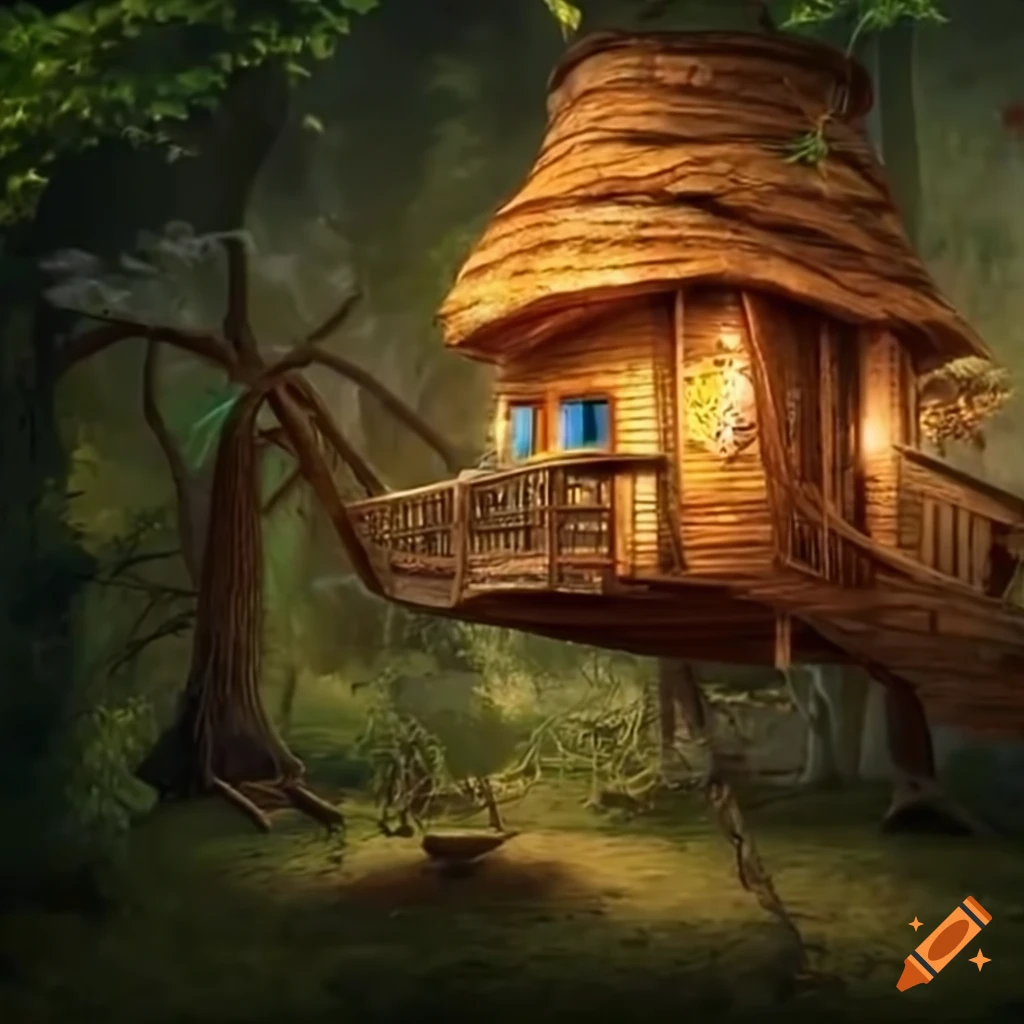 Treehouse on Craiyon