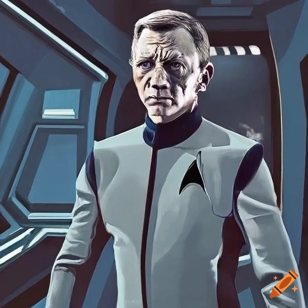 Daniel Craig as a character on Star Trek Discovery in vibrant film ...