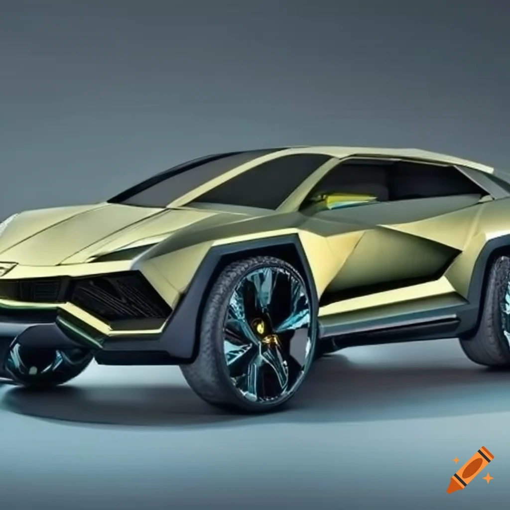 Lamborghini concept 3-row suv on Craiyon