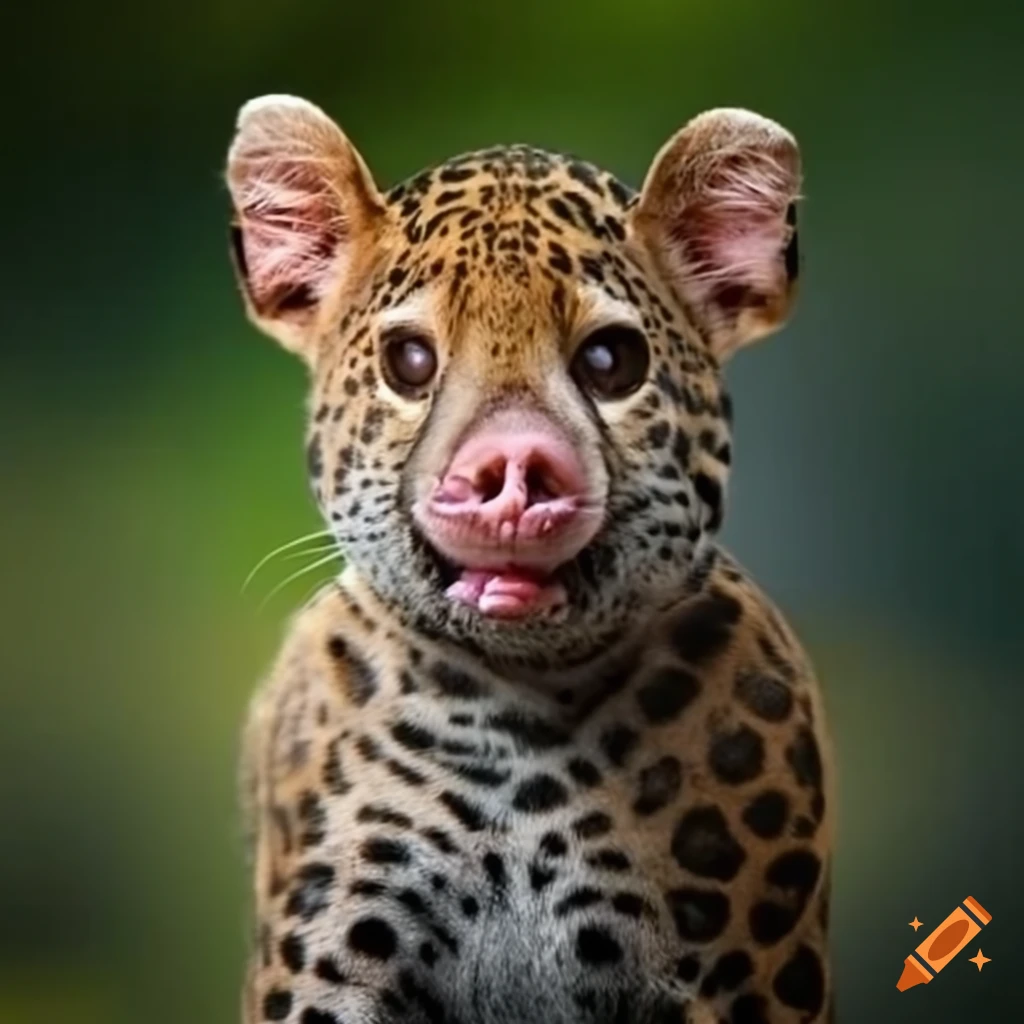 Panther squirrel pig on Craiyon