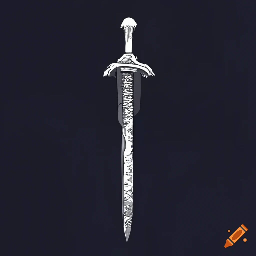 Two-handed sword cutting through time on Craiyon