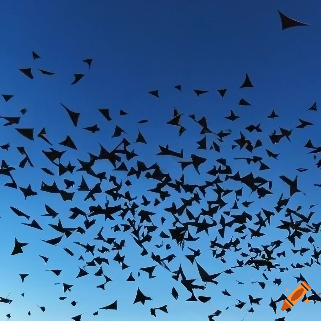 Murmuration logo in black and white with clean, sharp, realistic images ...