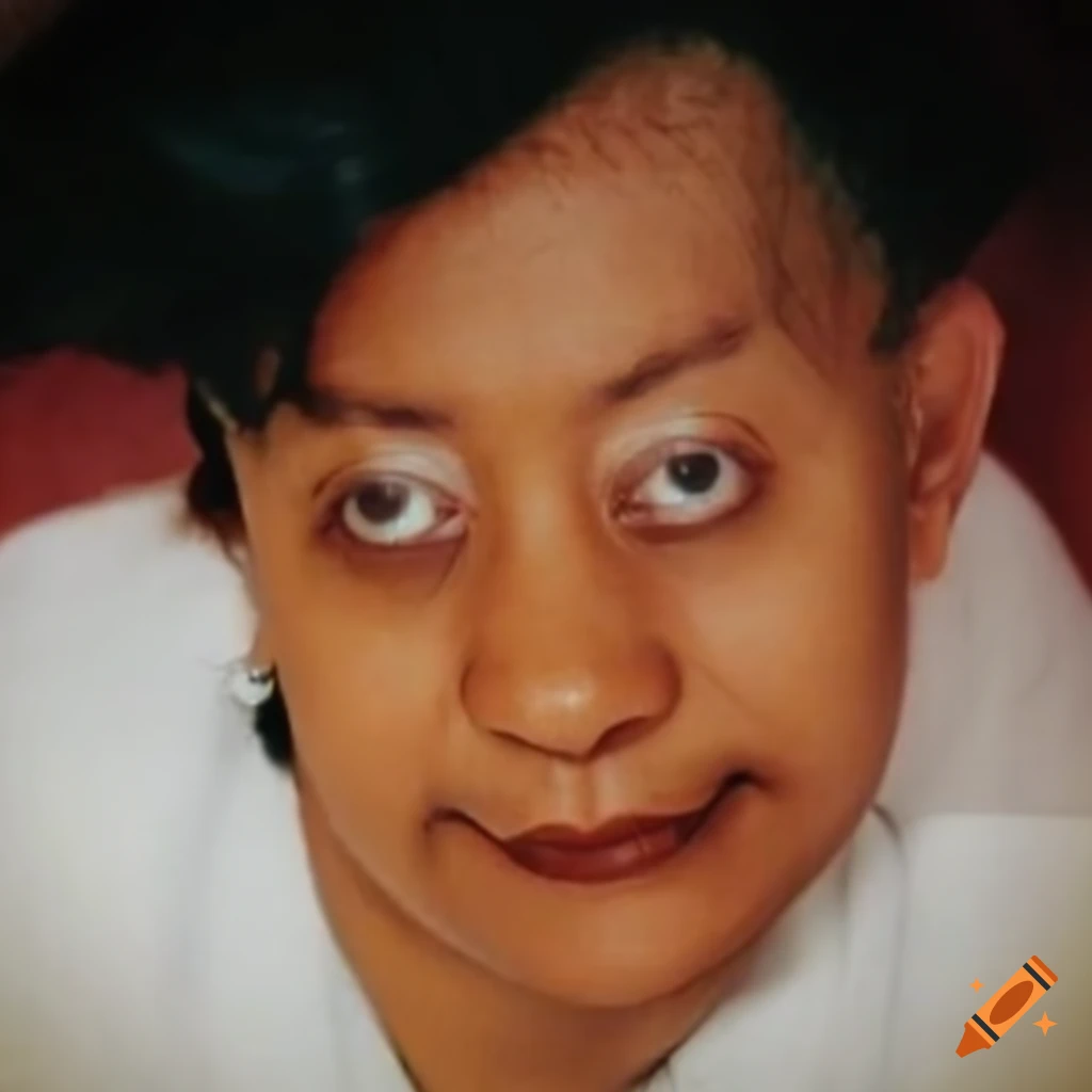 Close-up shot of a flower on Craiyon