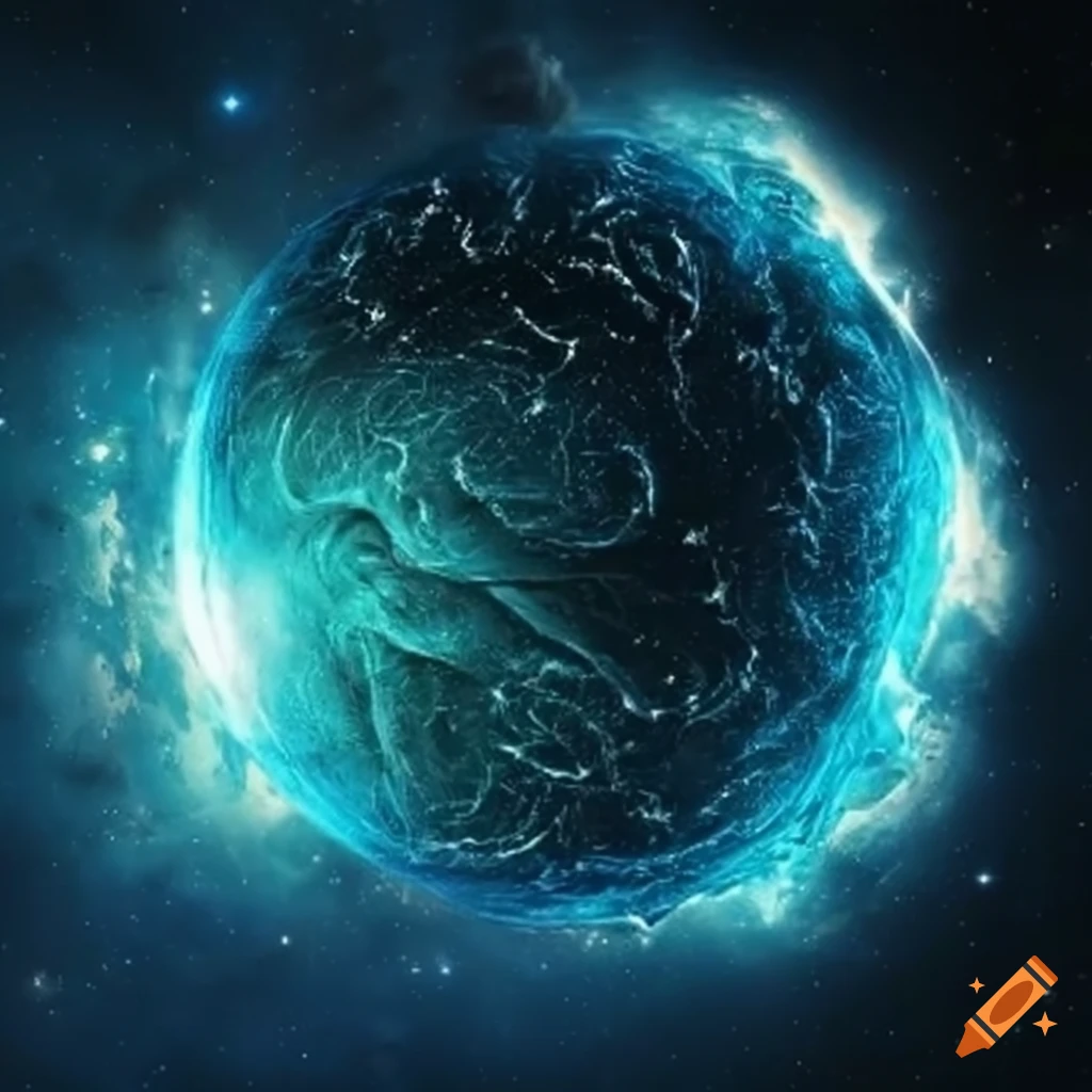 Mathematician ripping space time on Craiyon