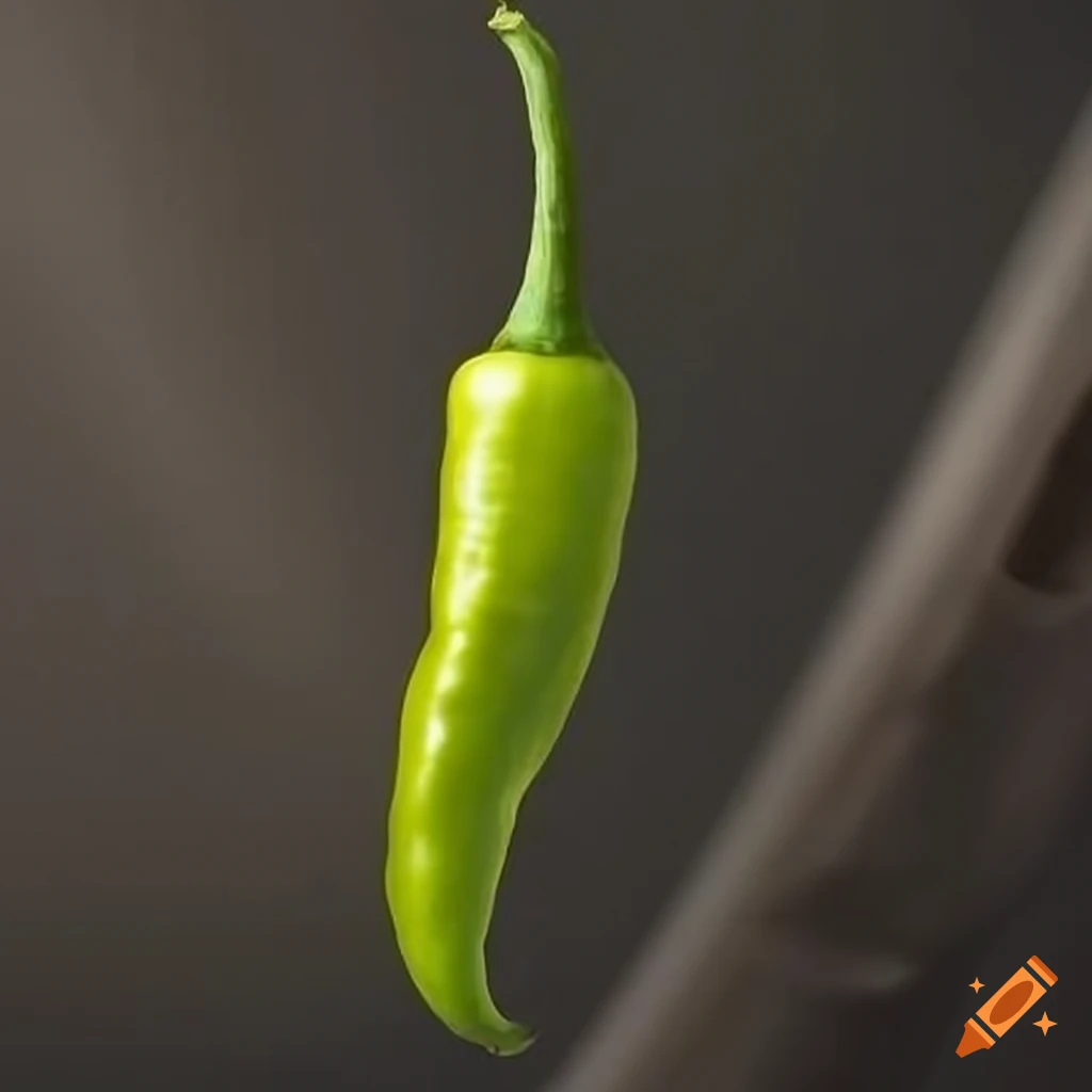 Green chilli on Craiyon