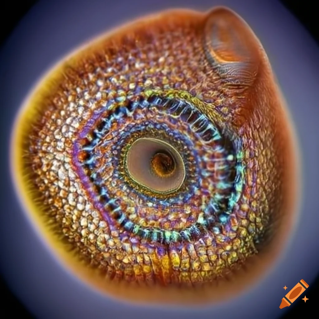 Microscopic view on Craiyon