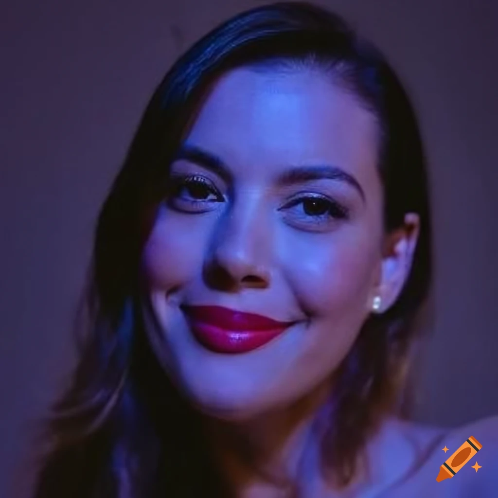 Close-up high definition studio portrait with intricate skin and hair ...