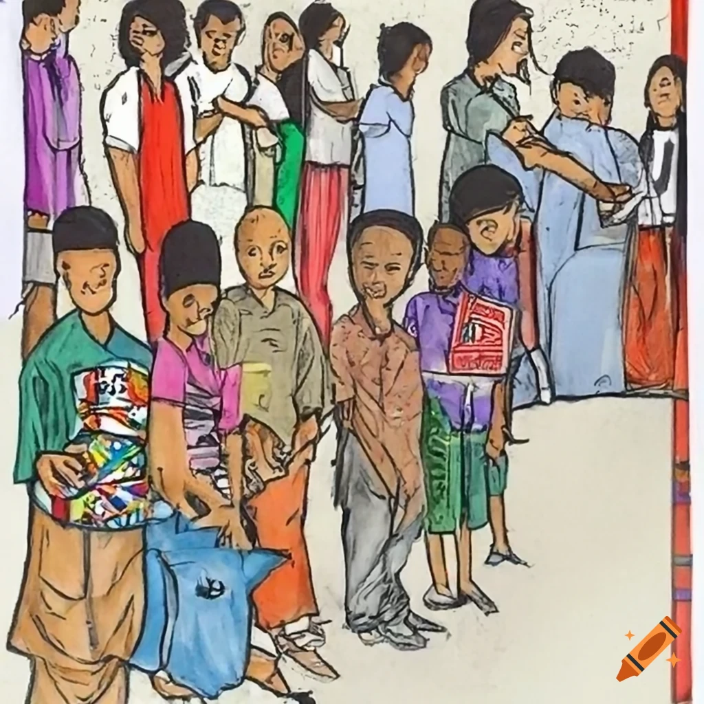 Citizenship poster on Craiyon