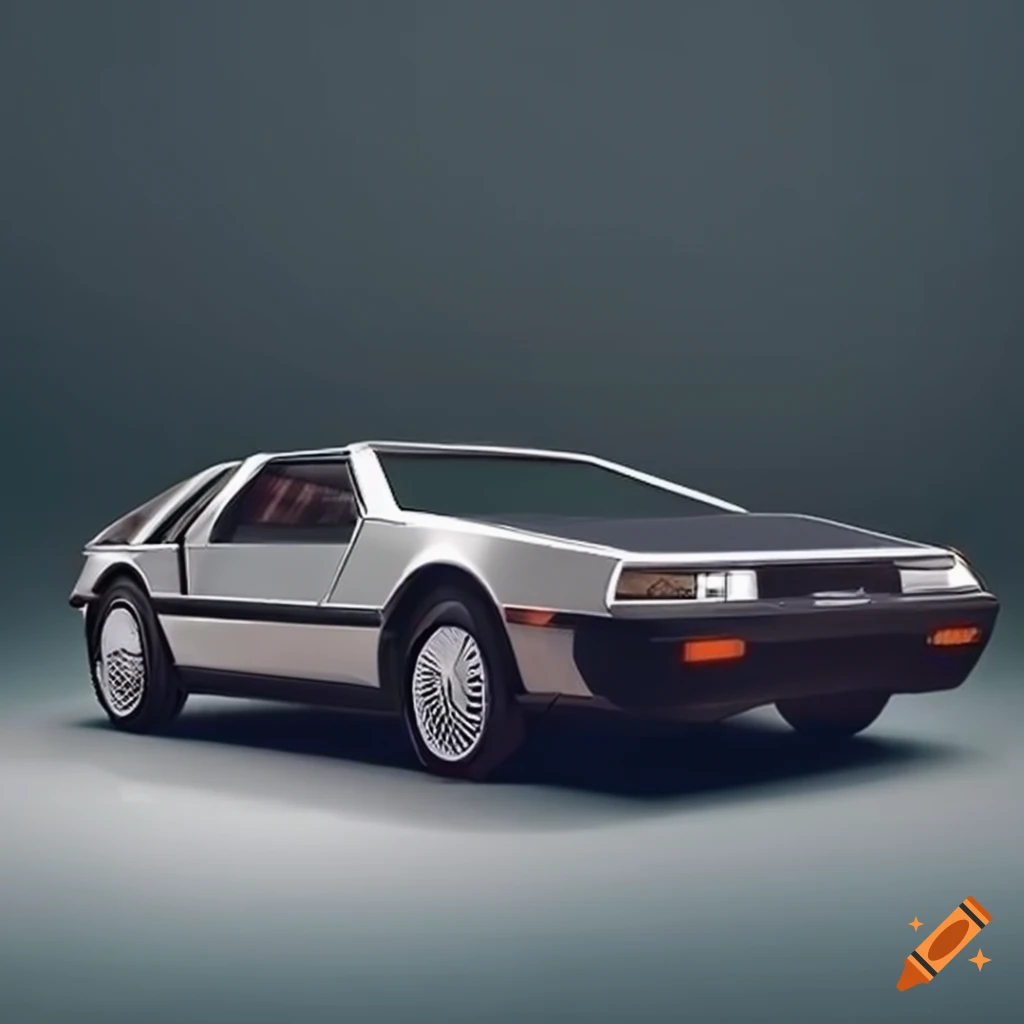 Custom car design inspired by delorean dmc-12 and autozam az-1 on Craiyon