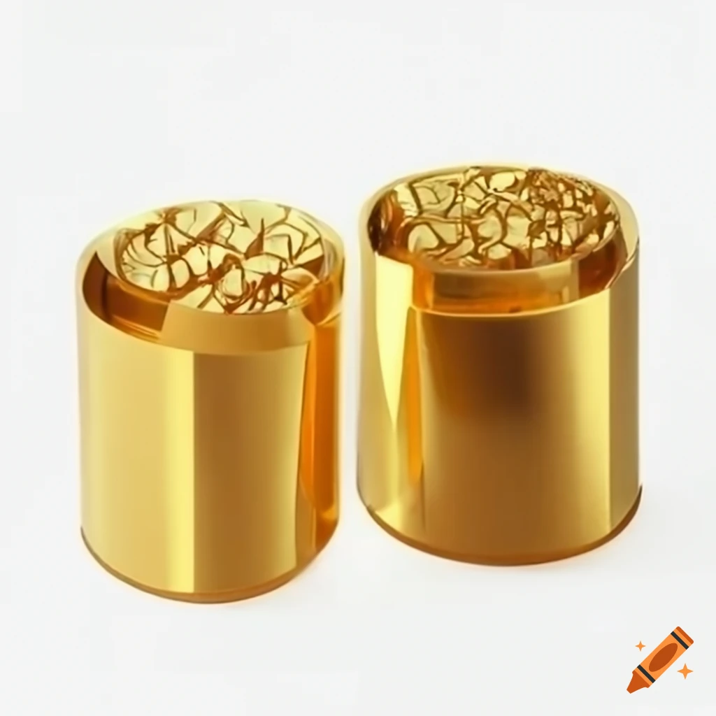 Shiny golden texture on Craiyon