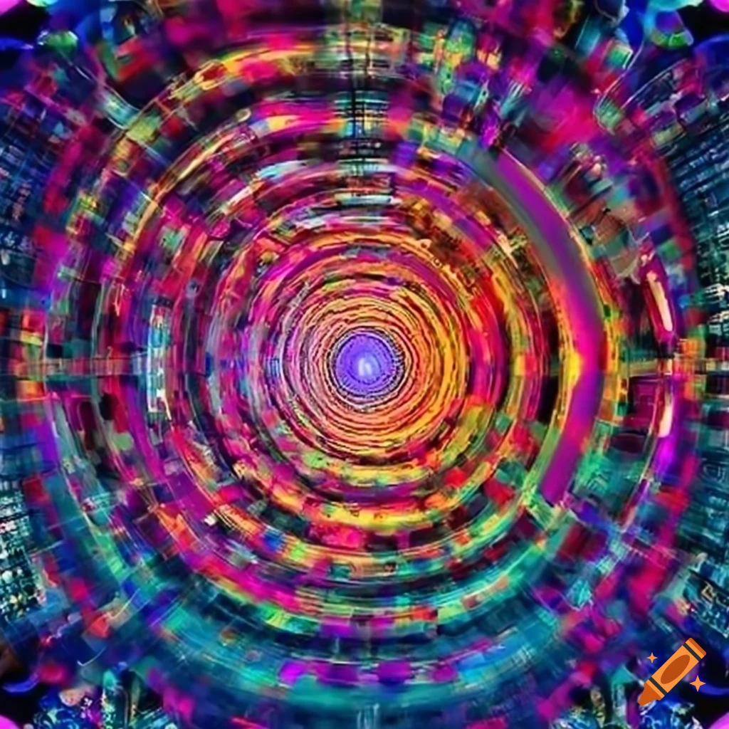 Abstract representation of interconnectedness on Craiyon