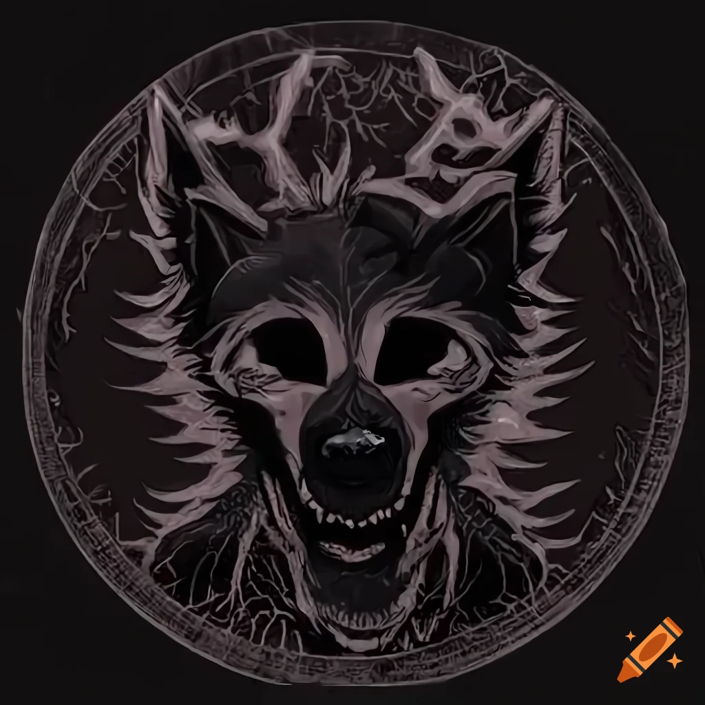 Icon for the furry fandom with a death metal aesthetic in 4k resolution ...