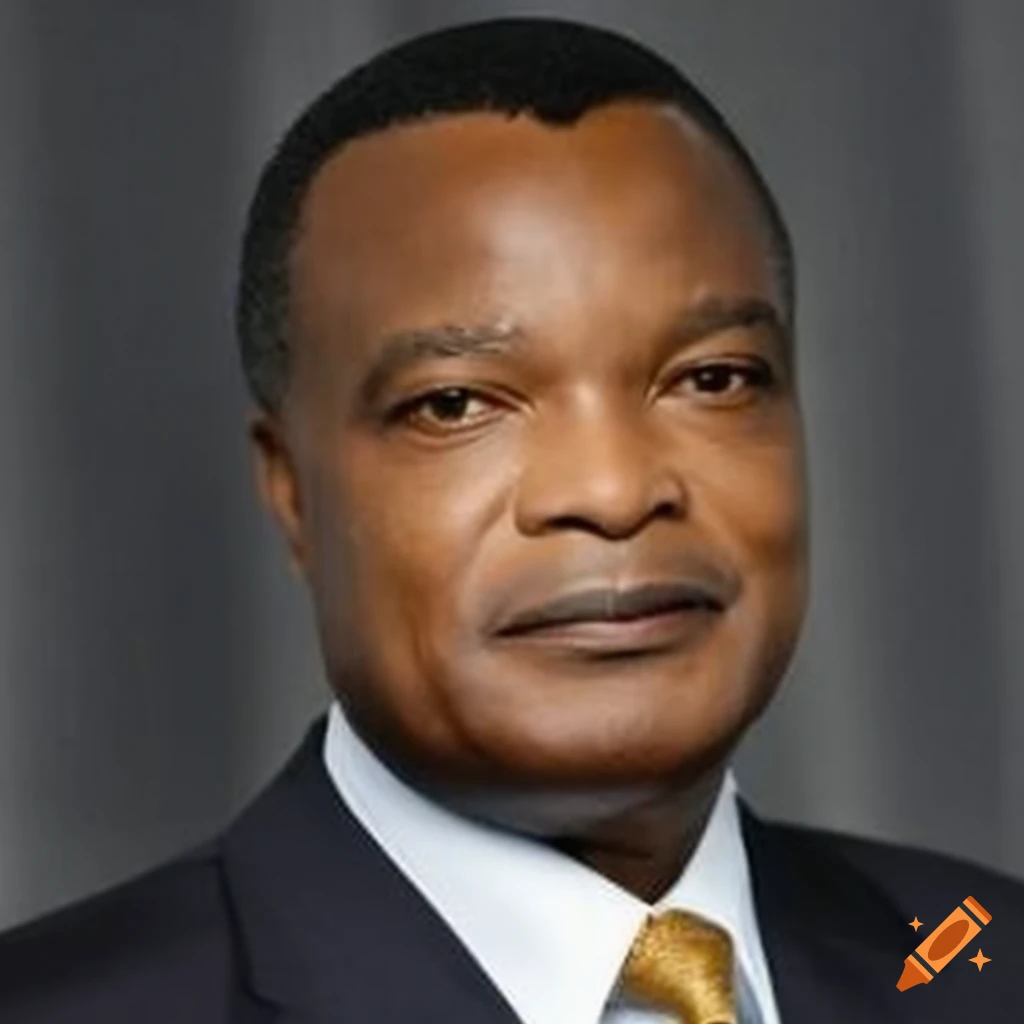Portrait of denis sassou nguesso, the congolese politician on Craiyon