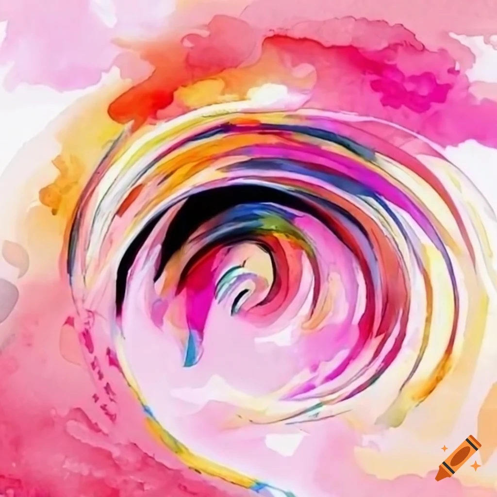 Abstract twisted pattern on Craiyon