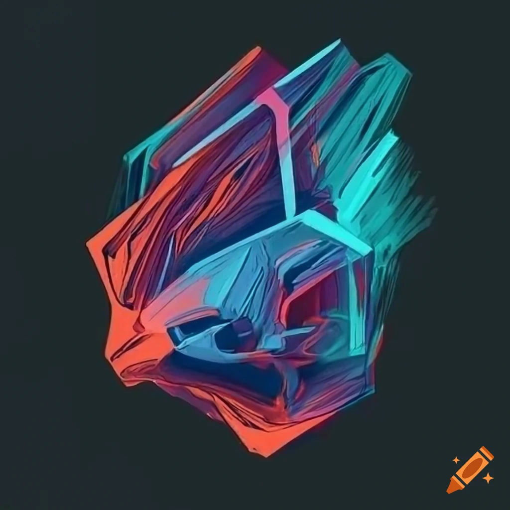 Abstract representation of strength in a non-human form on Craiyon