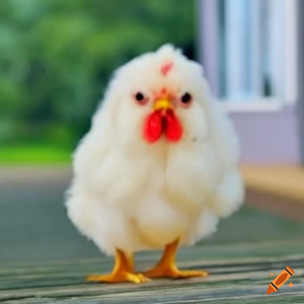 Cute chicken on Craiyon