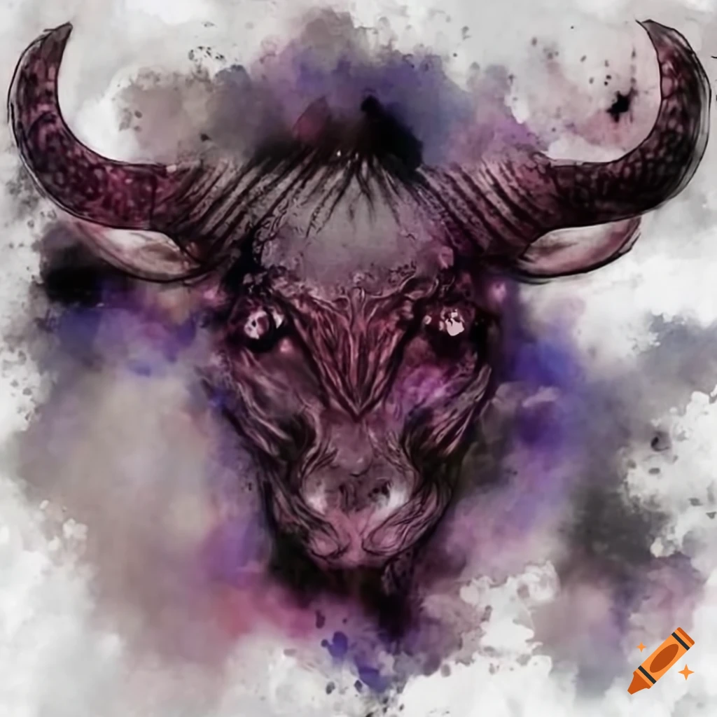 Dark taurus zodiac sign on Craiyon