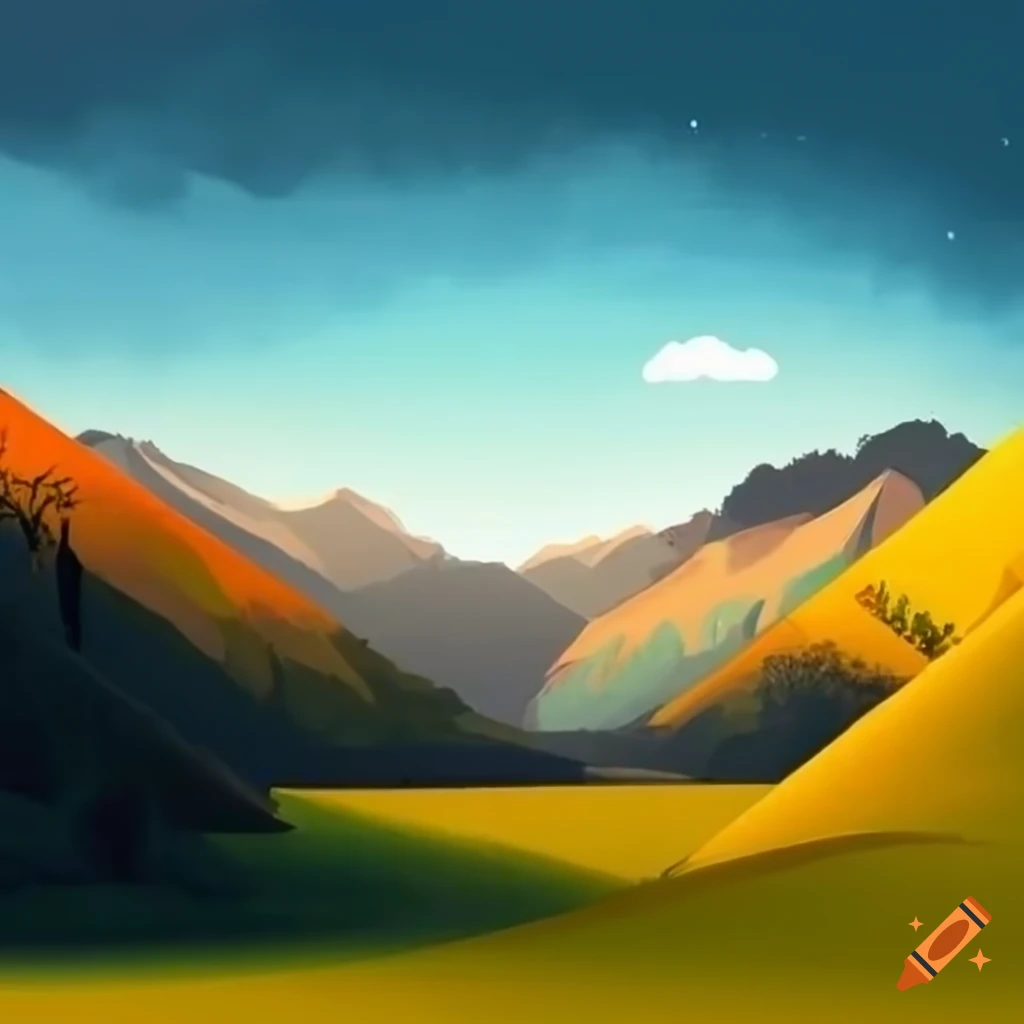 Landscape on Craiyon