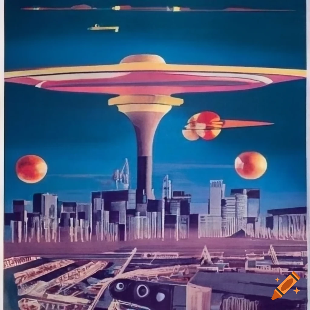 1970s epic counterculture optimistic utopian futurist science fiction ...