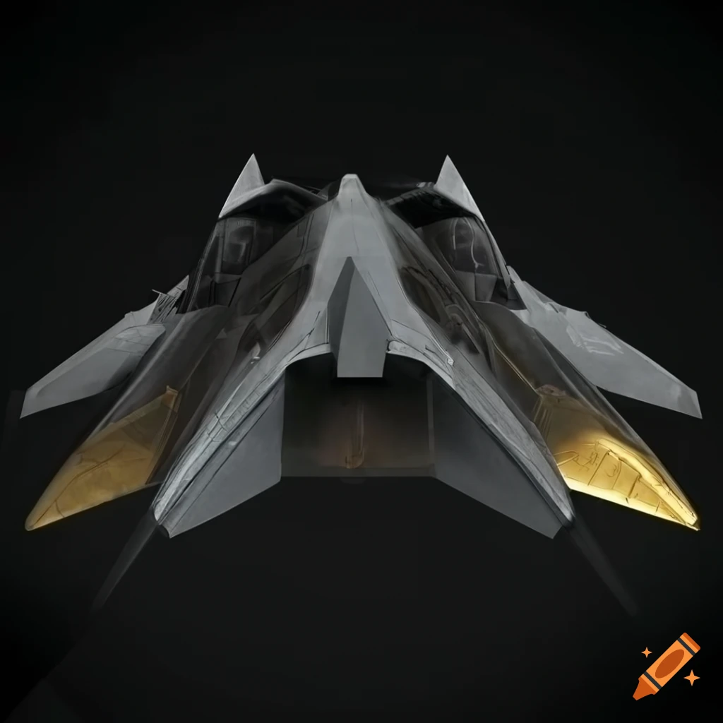 Hyper-realistic render of a stealth delta 7b jedi interceptor in ...