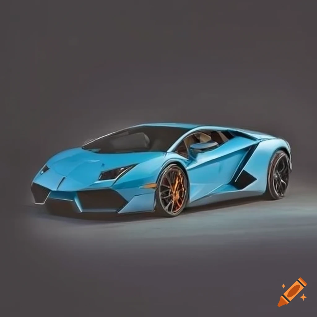 Lamborghini car on Craiyon